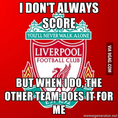 Own goal is a top scorer - 9GAG