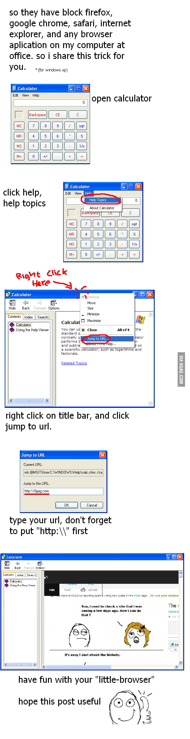 No internet browser office - 9GAG