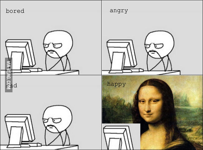 Computer faces - 9GAG