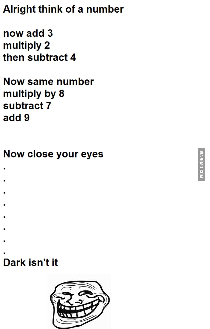 Fun with numbers - 9GAG