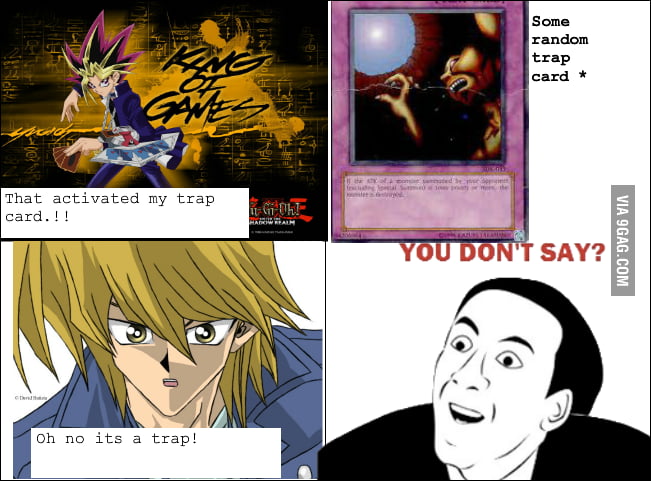 Just Yu Gi Oh logic... - 9GAG