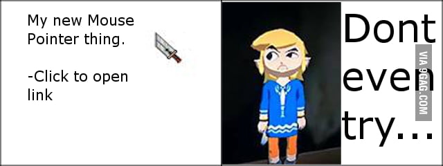 My new mouse cursor - 9GAG