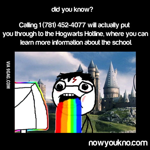 Hello, this is Hogwarts... - 9GAG