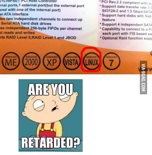 Windows Linux, seems legit - 9GAG