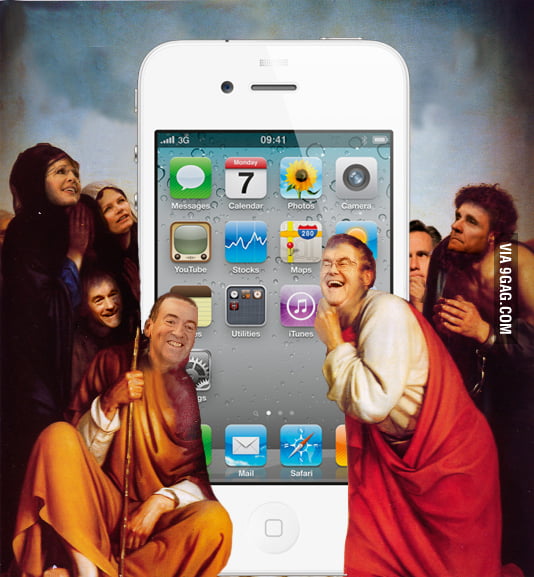 IPhone in the ancient world - 9GAG