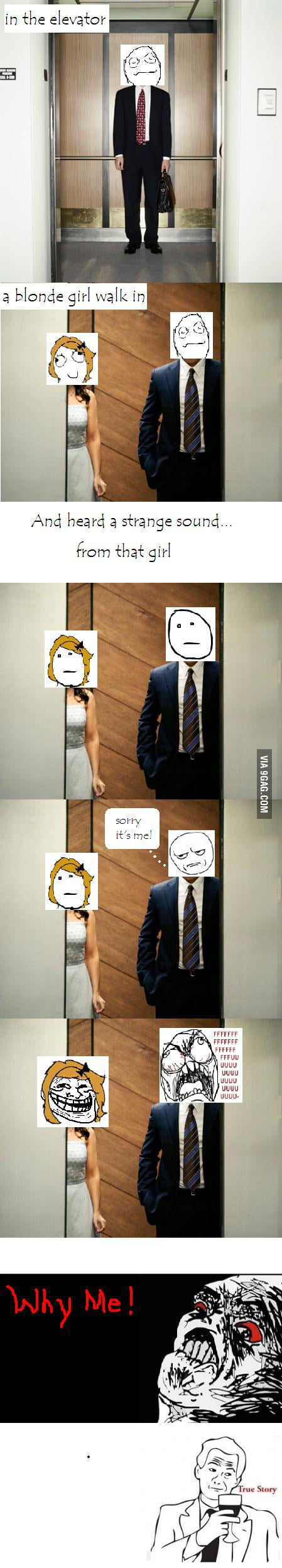 Trolling in Elevator - 9GAG