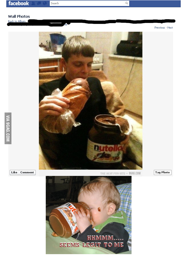 Nutella nutella nutella nutella nutella everywhere - 9GAG