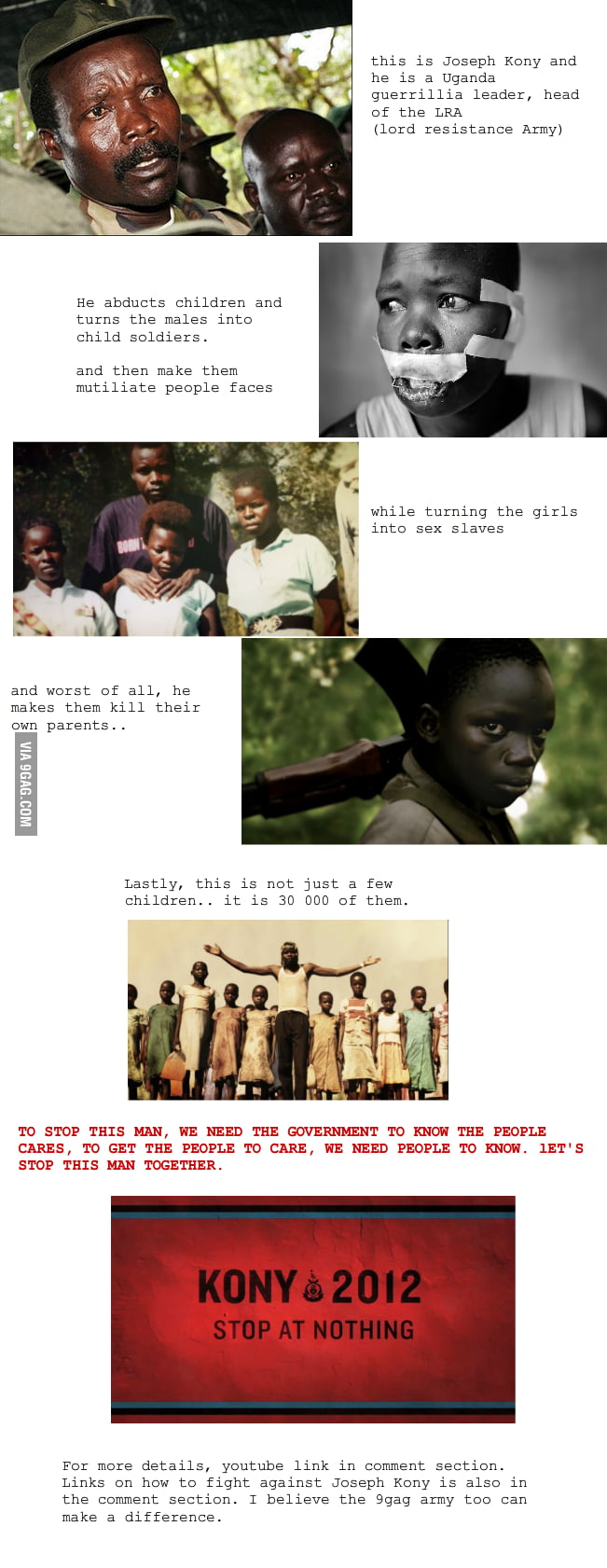 STOP JOSEPH KONY - 9GAG