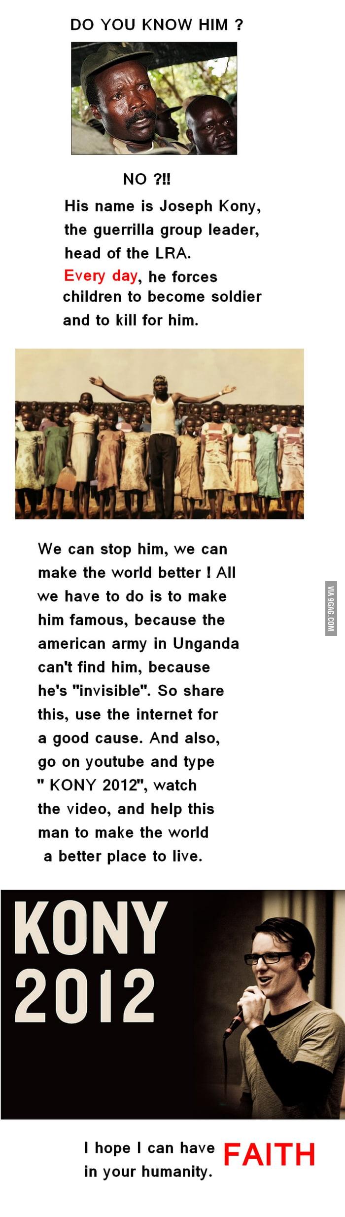 STOP KONY !! - 9GAG