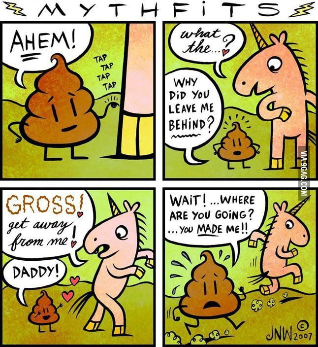 Poor poop. :( - 9GAG