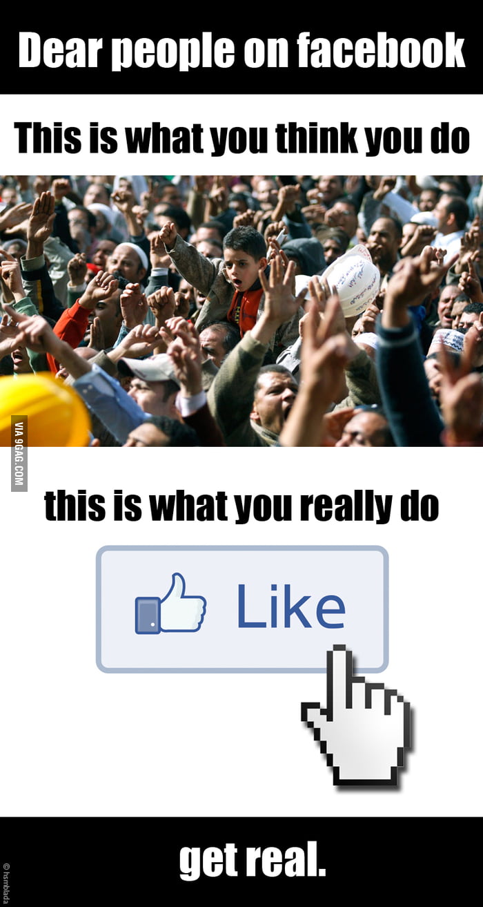 To all of you Facebook heroes... - 9GAG