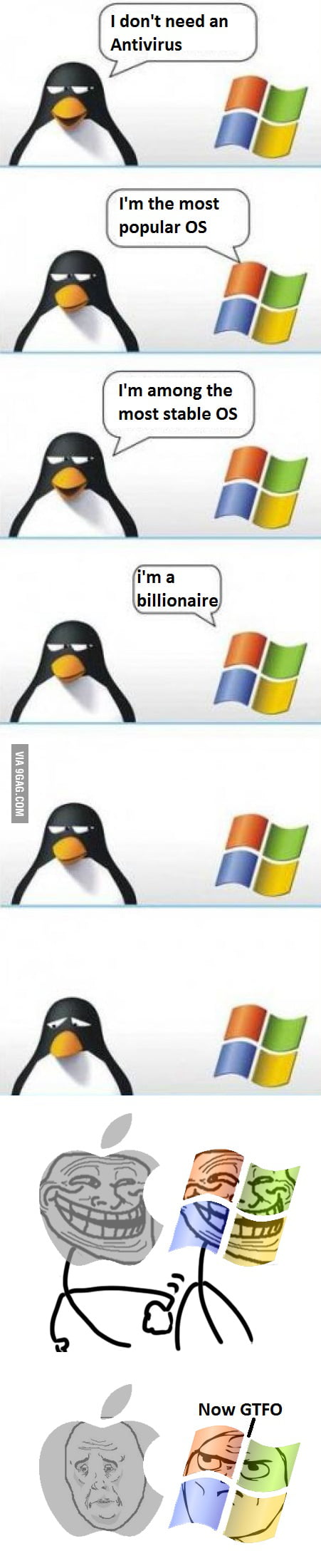 Linux vs Windows - 9GAG