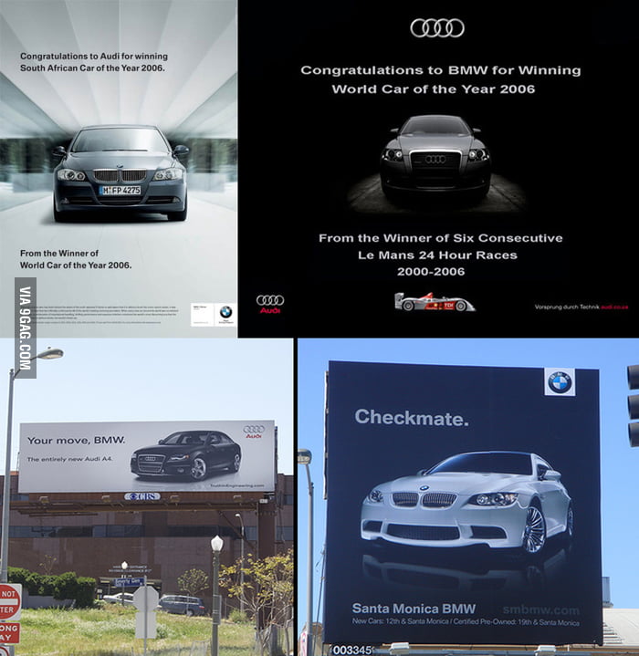 BMW vs. Audi - 9GAG