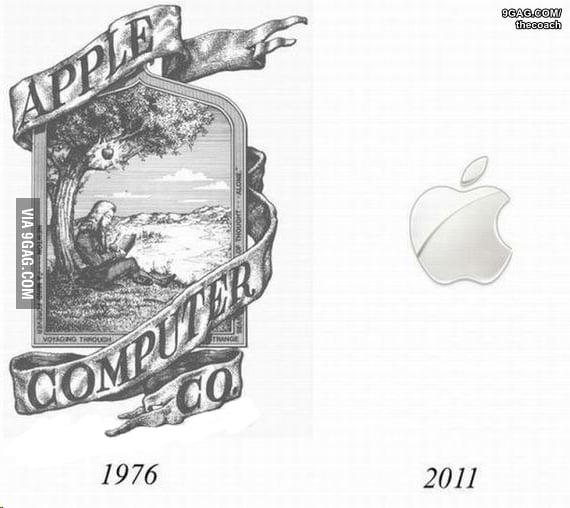 Just Apple logo. - 9GAG