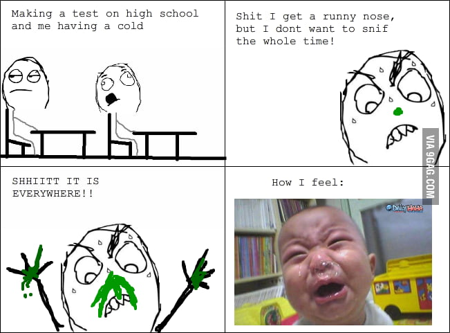 SNOT EVERYWHERE! - 9GAG