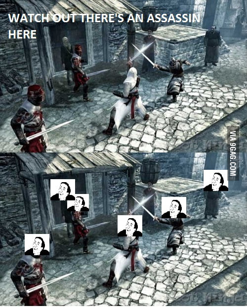 Assassin's creed's logic - 9GAG