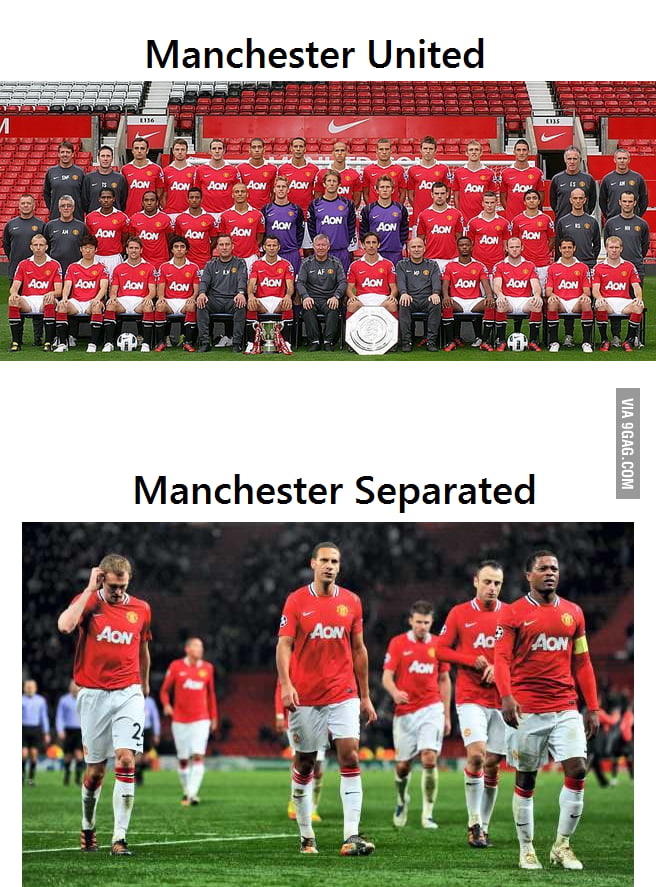 Manchester Separated - 9GAG