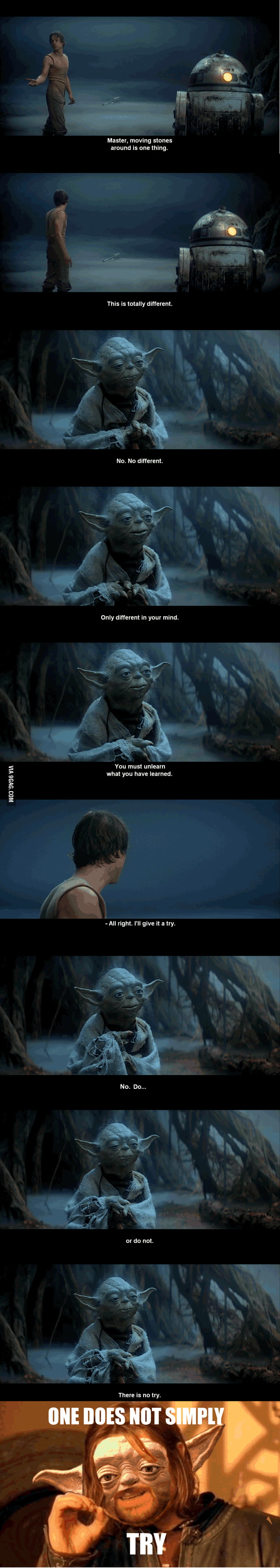 Simply one does not try - 9GAG