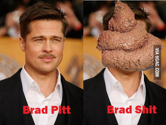 Just Brad Pitt...wait what? - 9GAG