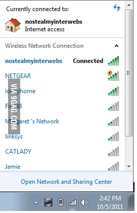 My wifi Name. - 9GAG