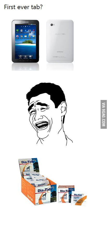 First ever tab. - 9GAG