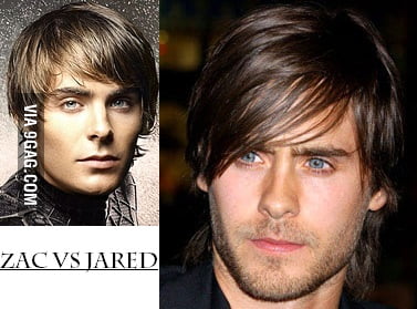 Zac Efron Vs Jared Leto - 9GAG