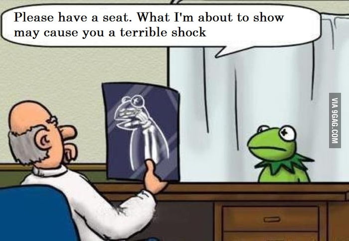 Poor Kermit - 9GAG