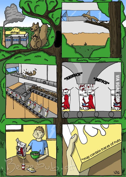 May contain traces of nuts - 9GAG