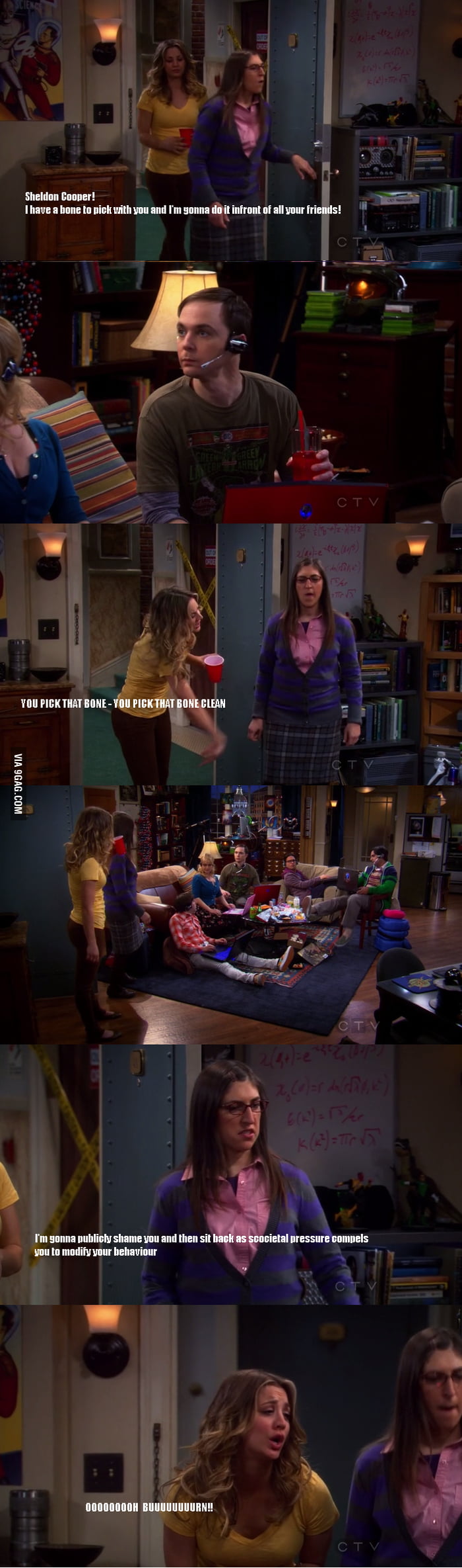 OH BURN SHELDON! - 9GAG
