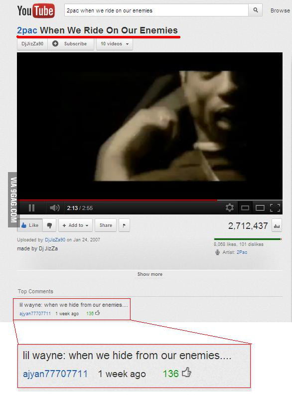 When we ride on our enemies - 9GAG