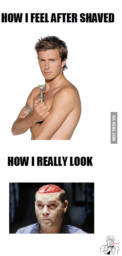 After I shaved - 9GAG