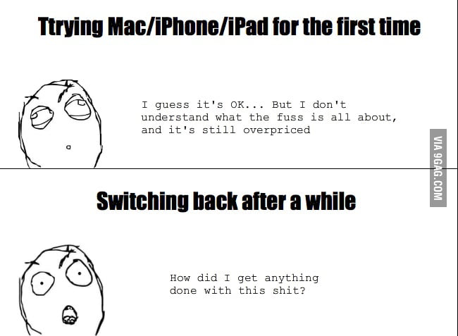 Apple users - 9GAG