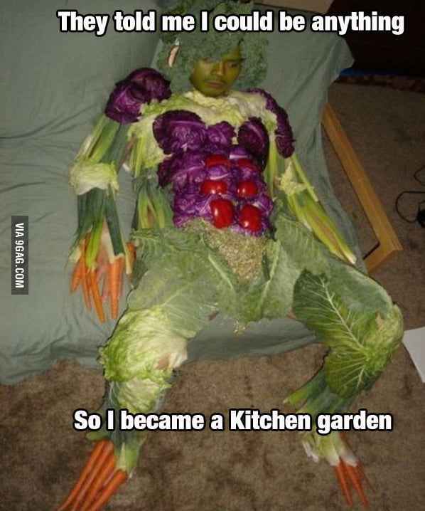 Vegetable man - 9GAG