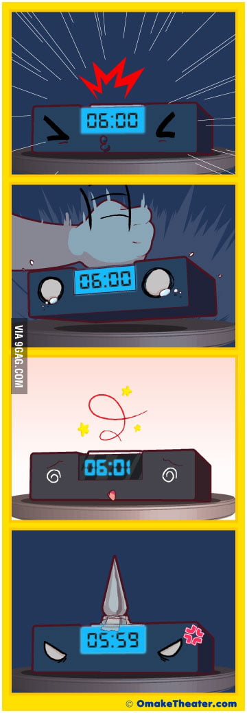 Gonna get clock-blocked - 9GAG