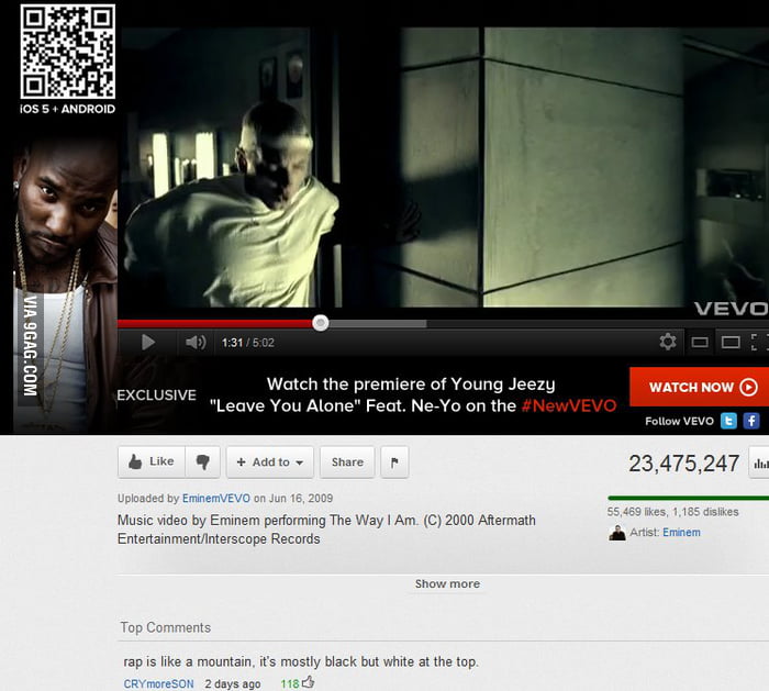 Rap is like a mountain - 9GAG