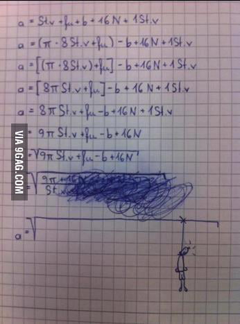 Math... :)) - 9GAG