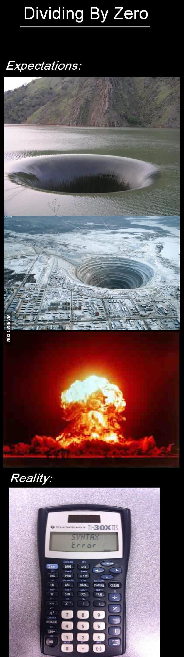 Division by Zero - 9GAG