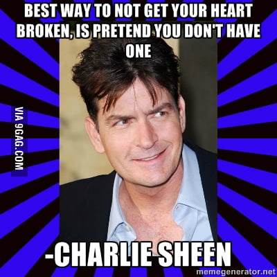 Charlie Sheen Being Charlie Sheen.... - 9GAG