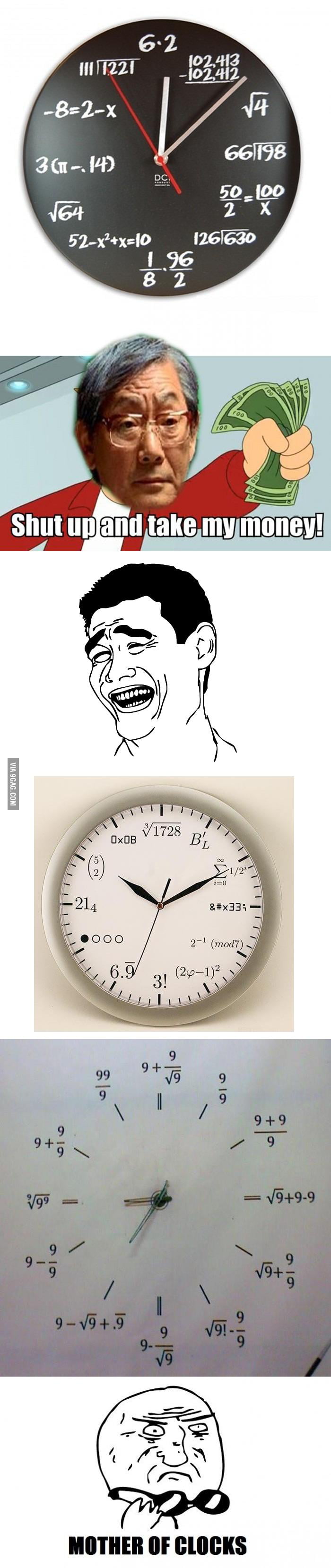 The real asian clocks - 9GAG