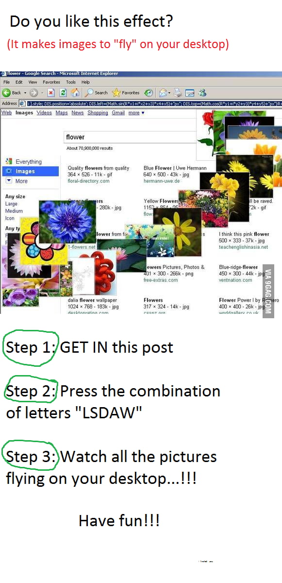 Amazing JavaScript effect AMAZING!!! - 9GAG