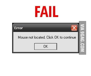 Fail...Mouse? - 9GAG