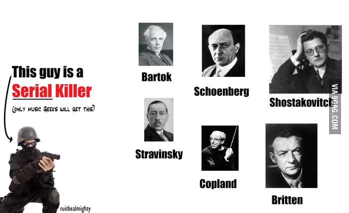 Serial Killer - for music geeks - 9GAG