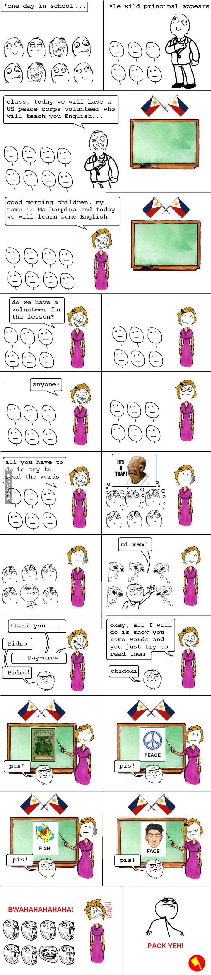 Trolling in class, lvl pinoy - 9GAG