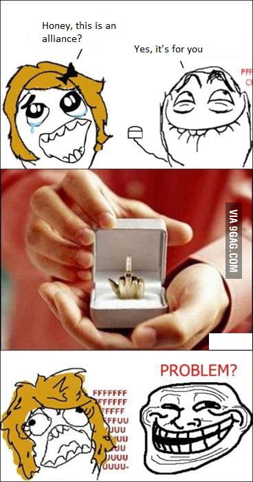 Troll lvl: Marriage proposal - 9GAG