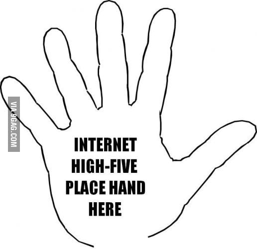 Place Hand Here - 9GAG
