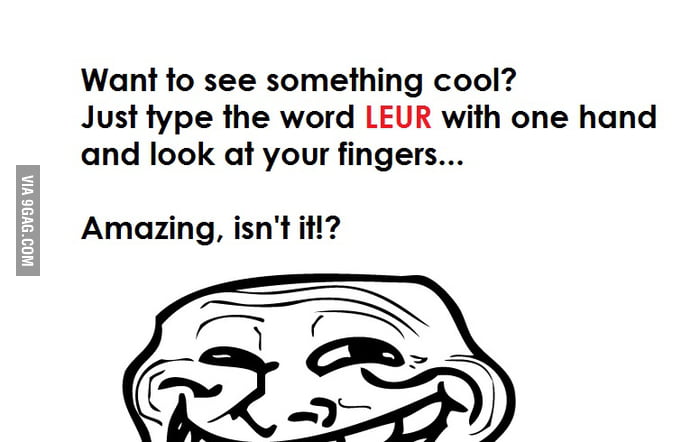 Type with one hand and....wait..... - 9GAG