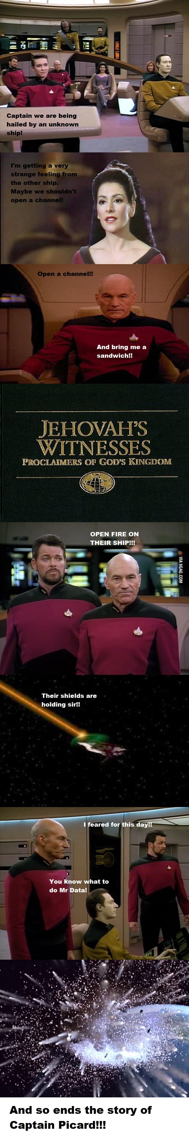 The Final Battle of Captain Picard - 9GAG