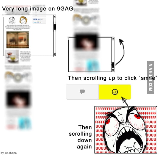 Scrolling Long Image - 9GAG
