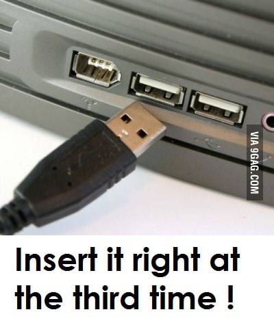 USB Ports .. !! - 9GAG