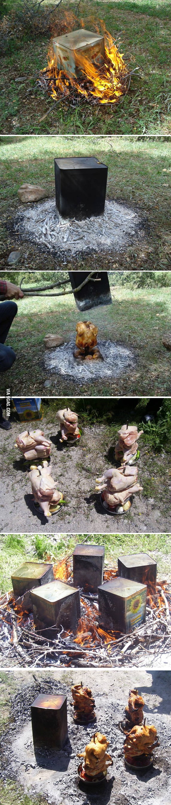 Redneck microwave - 9GAG